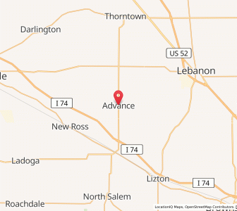 Advance, IN Heures de lever et de coucher du soleil