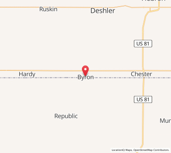 Byron, NE Heures de lever et de coucher du soleil