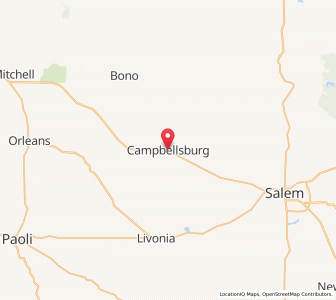 Campbellsburg, IN Heures de lever et de coucher du soleil