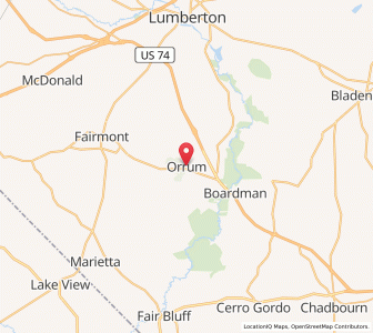 Orrum, NC Heures de lever et de coucher du soleil