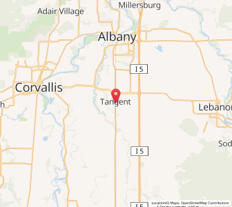 Tangent, OR Heures de lever et de coucher du soleil